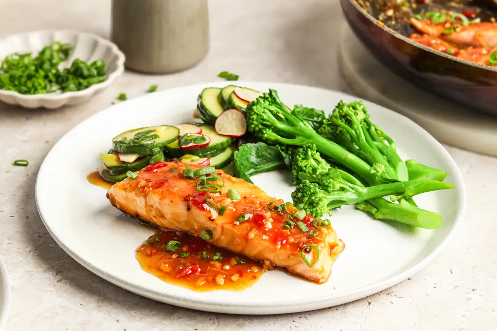 Sweet Chilli Salmon: Quick, Sticky & High Protein