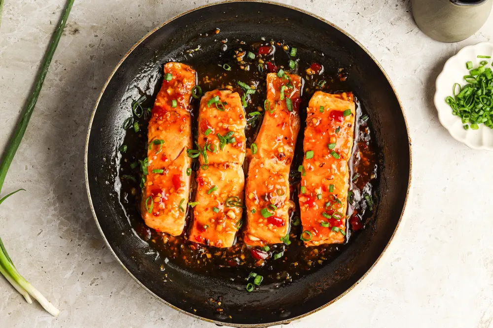Sweet Chilli Salmon: Quick, Sticky & High Protein