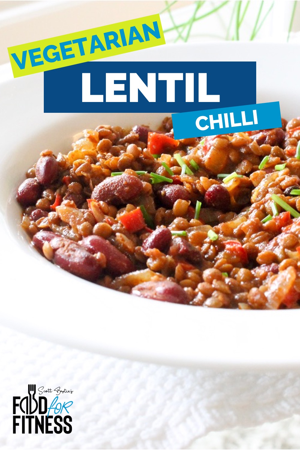 Lentil Chilli Vegetarian Recipe | Only 283 Calories