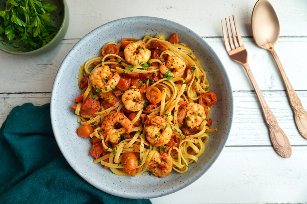Prawn Linguini: Ready In Under 20 Minutes