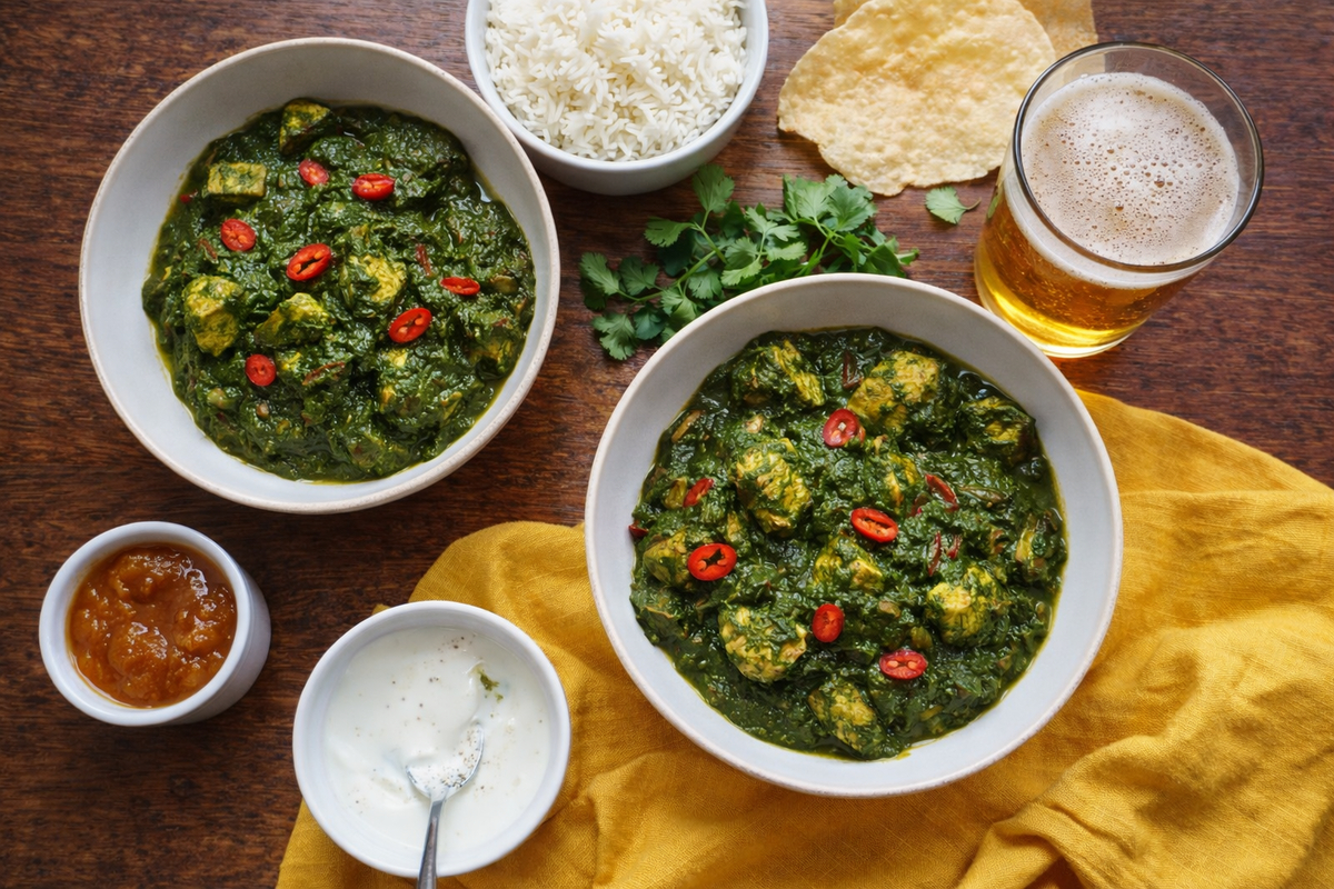 High-Protein Palak Chicken | Easy Spinach Chicken Curry